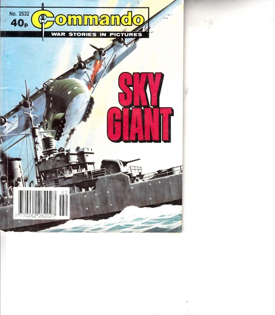 COMMANDO COMIC SKY GIANT Issue No 2532 EUR 7,08 - PicClick IT