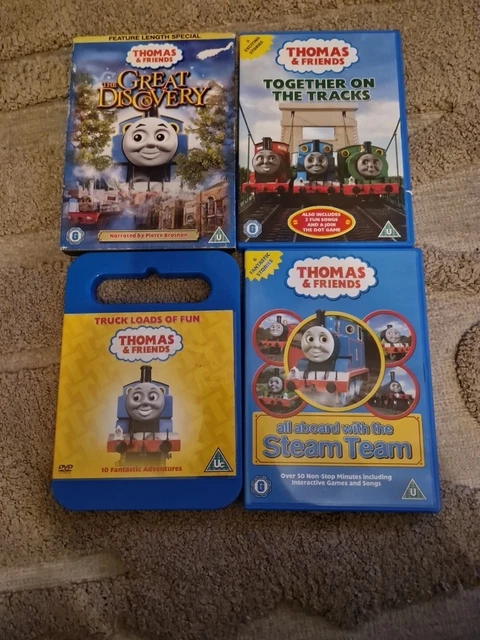 X 4 THOMAS And Friends Dvd's Bundle £8.99 - PicClick UK