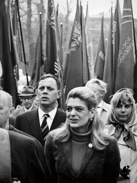 GREEK ACTRESS MELINA Mercouri participates May Day celebration- 1968 ...
