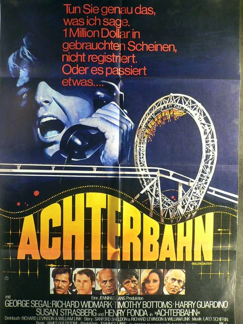 ACHTERBAHN - HENRY Fonda - Richard Widmark - Filmposter A1 84x60cm ...