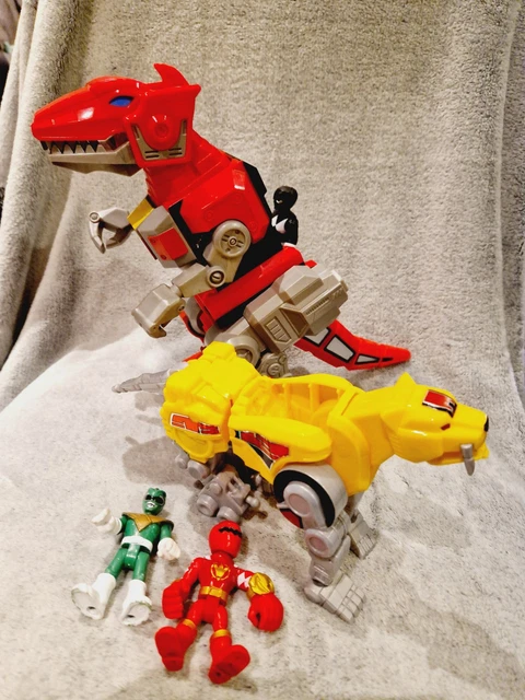 IMAGINEXT RED POWER Ranger T-Rex Zord Megazord Action Figure ...