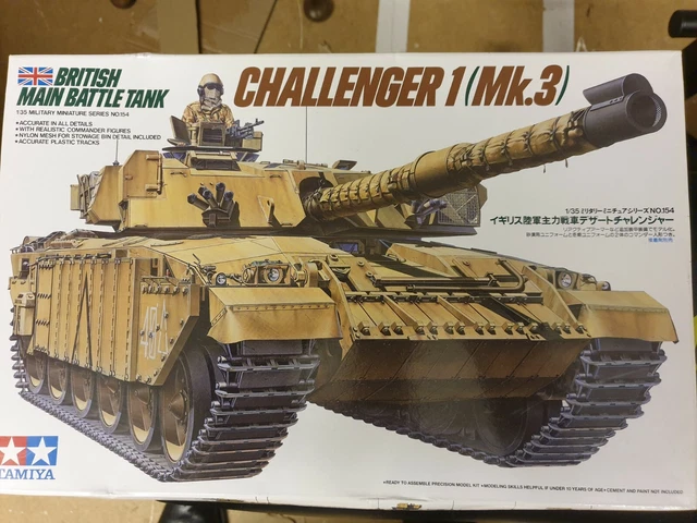 TAMIYA 35154 BRITISH Challenger 1 Mk.3 Panzer 1:35 Militär ...
