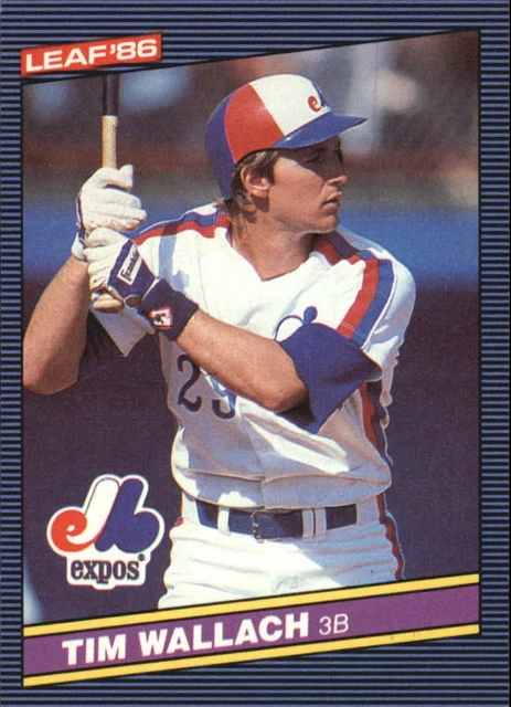 1986 CARTE DE baseball Leaf/Donruss Montréal Expos #97 Tim Wallach EUR ...