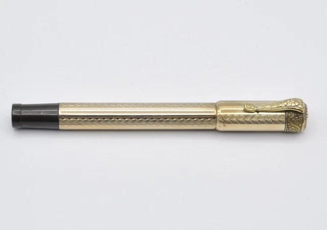 FALCON VINTAGE 1930 gold overlay fountain pen Made in Italy exc++++ EUR ...