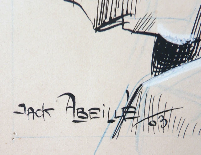 ORIGINAL DRAWING OF Jack BEE Cartoon Illustration Dated 1903 Bee £115. ...