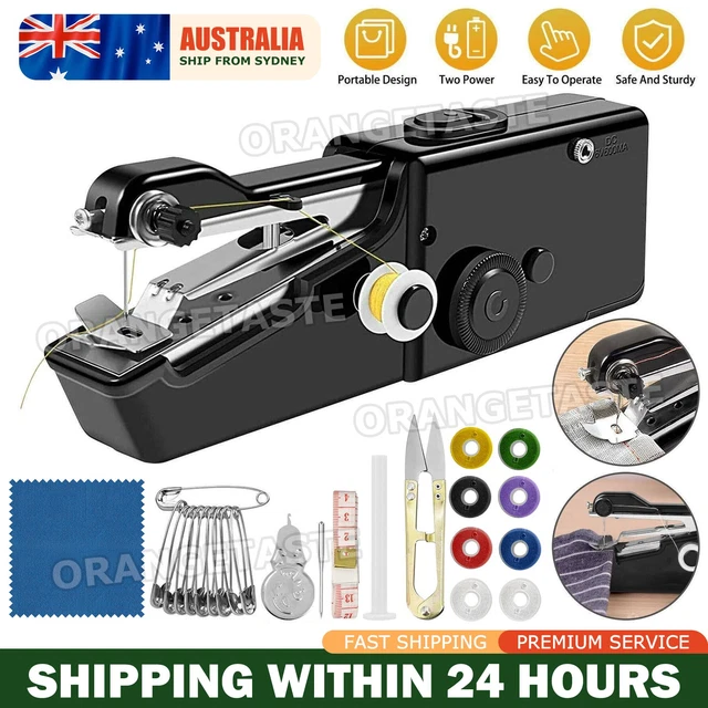 NEW PORTABLE SMART Mini Electric Tailor Stitch Hand-held Sewing Machine ...