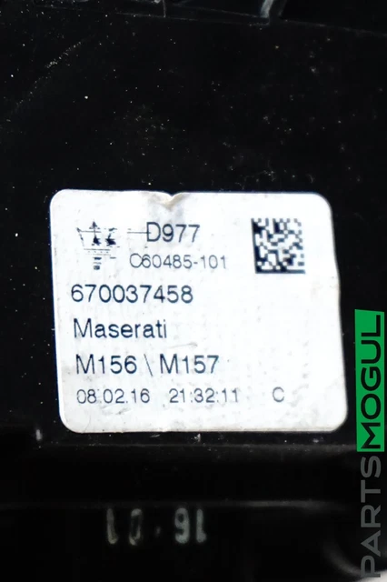 2014-2024 MASERATI QUATTROPORTE Trunk Lid Lock Actuator Motor Oem ...