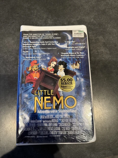 LITTLE NEMO ADVENTURES in Slumberland Movie VHS Clamshell Sealed £8.50 ...