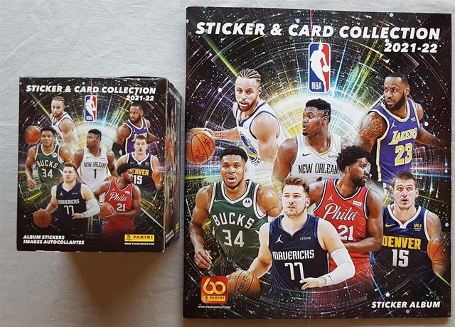 PANINI NBA BASKETBALL Sticker Box 2021-22 50 Packs + Album £65.99 ...