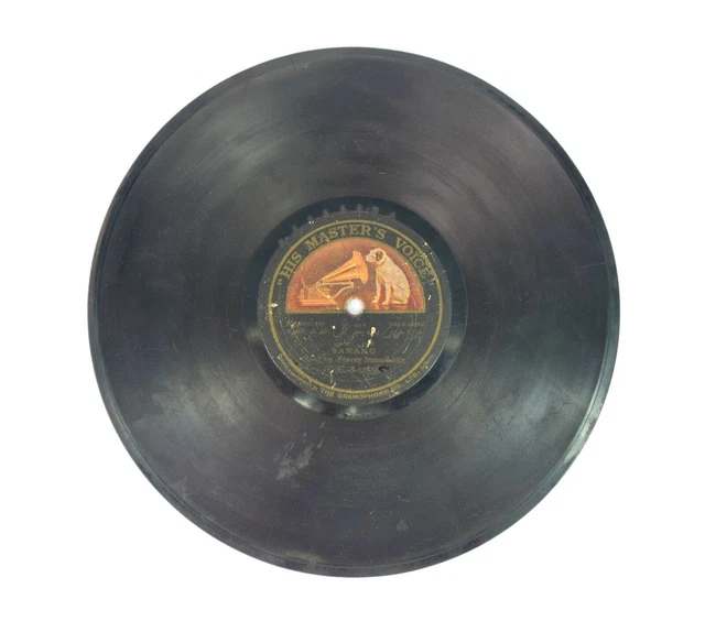 VINTAGE HIS MASTER’S Voice Gramophone Record Hindustani Male Song ...