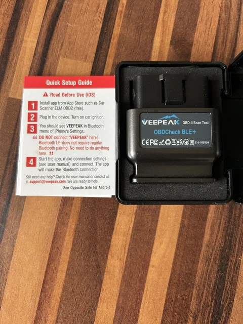 Veepeak Obdcheck Ble Bluetooth Obd Ii Diagnosegerät Adapter Ios Android Eur 12 50 Picclick De