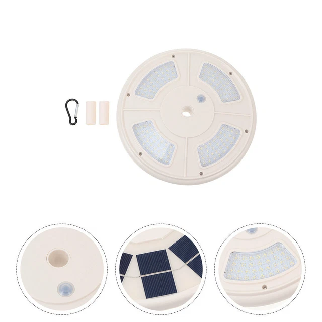 1 STÜCK SOLARLAMPE Dekorative Campinglampe Outdoor Solar LED Licht Weiß ...