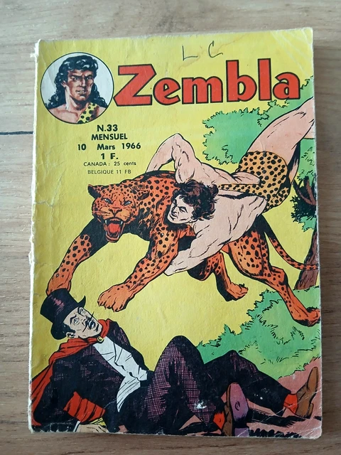 ANCIENNE BD ZEMBLA n° 33 LUG du 10/03/1966 GUILLAUME TELL TOM BILLIBY ...