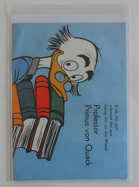 PROFESSOR PRIMUS VON Quack -Poster- Nr. 15 (Micky-Maus-Klub) - Disney ...