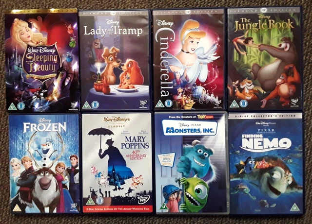 8 X DISNEY DVD BUNDLE - VGC £6.00 - PicClick UK