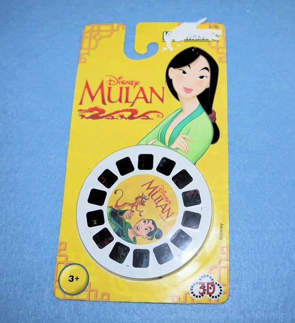 MULAN VIEWMASTER 3D Walt Disney dischi illustrati View Master non ...