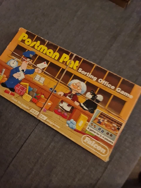 VINTAGE POSTMAN PAT Sorting Office Board Game Falcon 1983 2-4 Players £ ...
