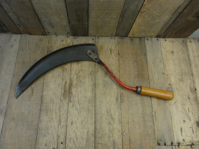 VINTAGE SCYTHE SICKLE Billhook Hedge Laying Gardening Old Tool JENKS ...