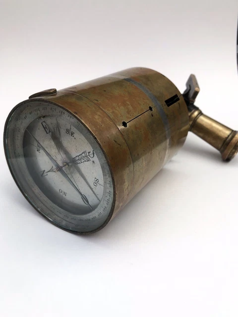ANTIQUE VINTAGE 19TH Century 1800s Pantometer Surveyors Cross Compass ...