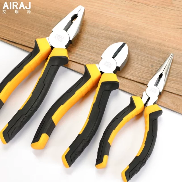 6/8 INCH WIRE Pliers Sharp Large Opening Stripping Pliers Industrial ...