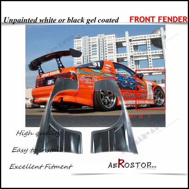 FRP FIBER GLASS Original Style Front Fender +20Mm For Rx7 Fc3S $195.00 ...