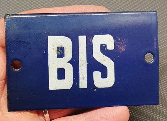 ANCIENNE PLAQUE ÉMAILLÉE de rue bombée BIS Ref Ap192 EUR 23,00 - PicClick FR