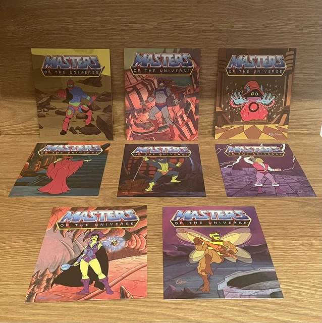 MASTERS OF THE Universe Card Super7 Motu trap-jaw mer-man orko lot 8 ...