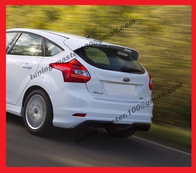 FORD FOCUS MK3 III REAR DIFFUSER / SPOILER / SKIRT - ZETEC S look ...