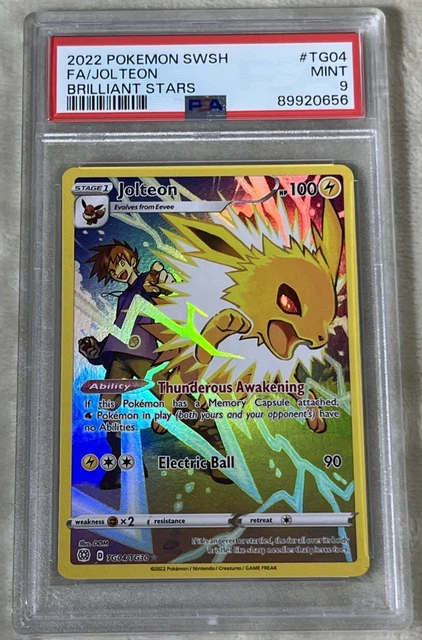 2022 POKÉMON ÉPÉE et Bouclier FA Jolteon #TG04 Brilliant Stars PSA 9 EUR 4,85 - PicClick FR