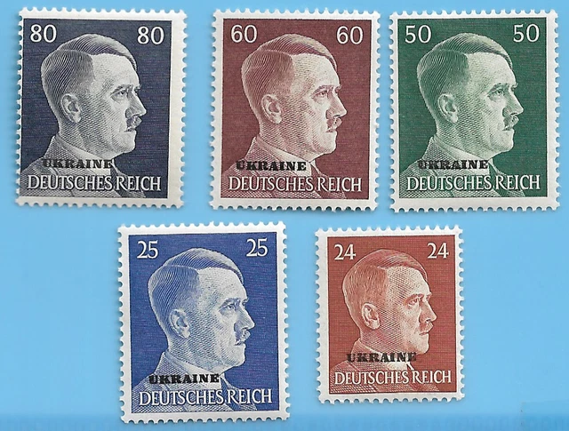 GERMANY GERMAN Army Swastika Plane Adolf Hitler Feldpost Stamp Lot WW2 ...