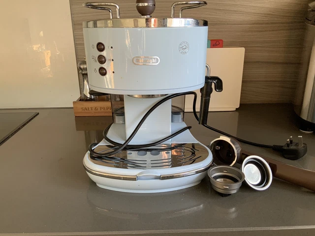 DE'LONGHI ICONA VINTAGE Retro Espresso Coffee Machine In Blue £39.00 ...