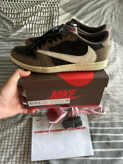 JORDAN 1 RETRO Low OG Travis Scott Mocha - UK8 EUR 1.259,50 - PicClick IT