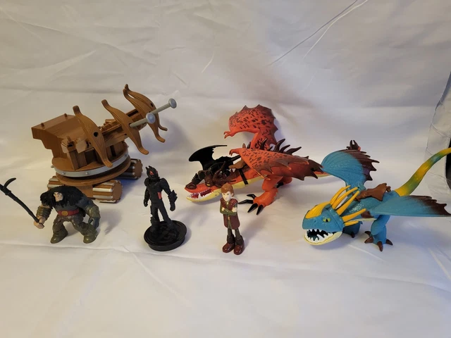 HOW TO TRAIN Your Dragon Httyd Figure Bundle Drago Hookfang Stormfly ...