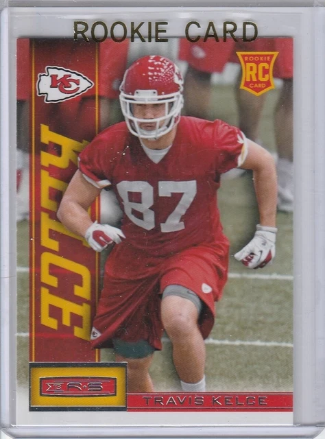 TRAVIS KELCE 2013 ROOKIE CARD Kansas City Chiefs Football R&S Stars RC ...