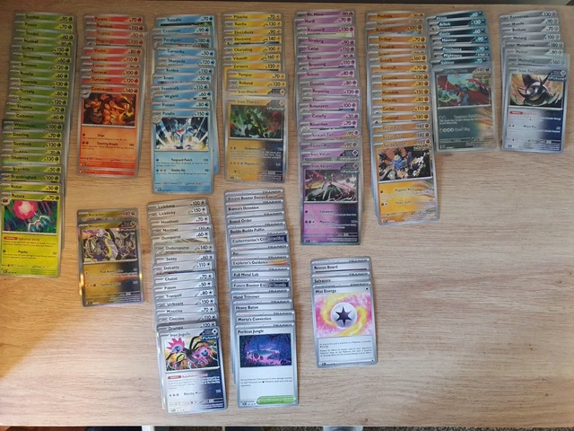POKEMON TEMPORAL FORCES Complete Uncommon, Common And Rare Set EUR 1,16 ...