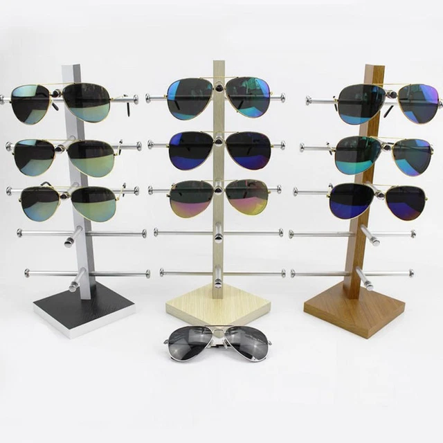 5 LAYERS WOODEN Sunglasses Display Stand Racks For Home EUR 13,60 ...
