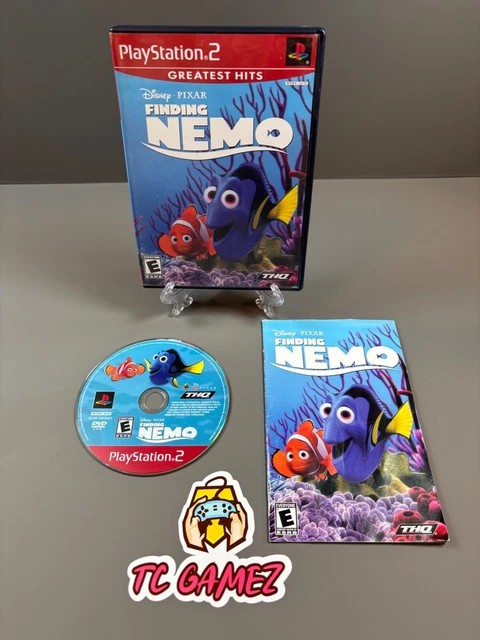 DISNEY PIXAR FINDING Nemo PlayStation 2 PS2 Complete CIB Cracked Case ...