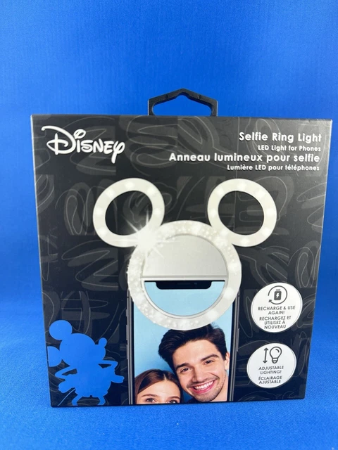 DISNEY MICKEY MINNIE Mouse Princess Crown Selfie Ring LED Light for ...