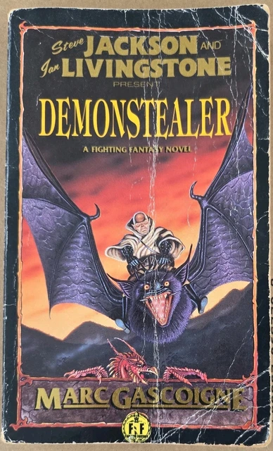 DEMONSTEALER **1ST/1ST EDITION!!** Fighting Fantasy Novel Puffin Ian ...