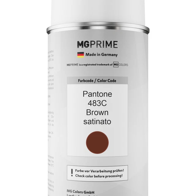 PANTONE 483C BROWN Bomboletta spray 400 ml satinato asciugatura rapida ...