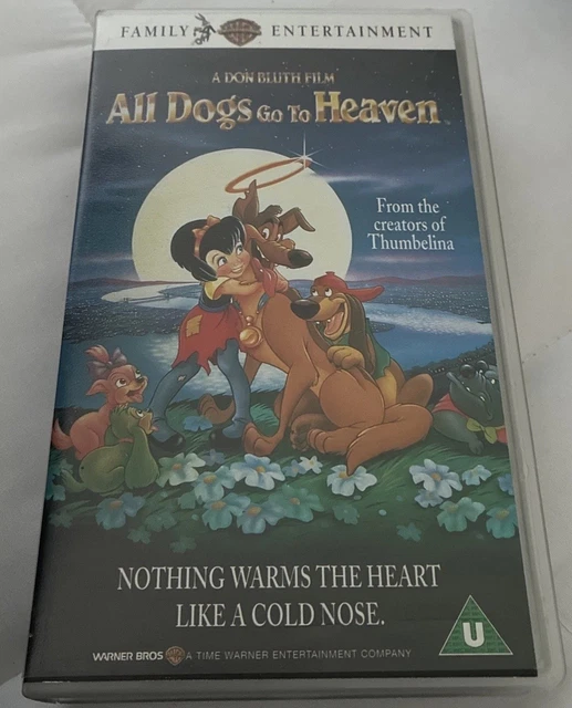 ALL DOGS GO to Heaven VHS Clamshell £4.49 - PicClick UK