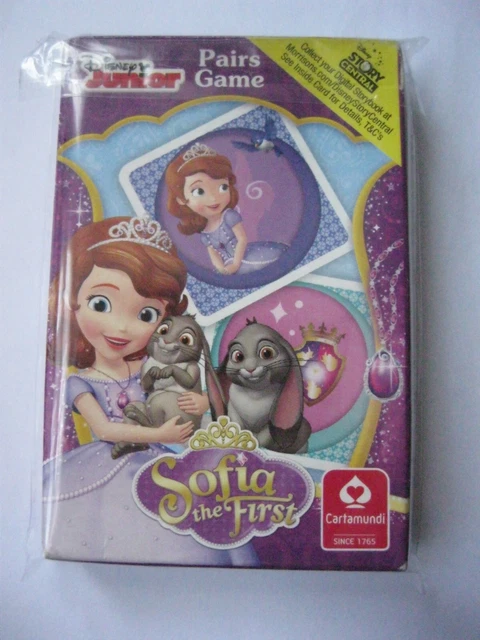 DISNEY JUNIOR SOFIA The First Pairs Card Game £1.99 - PicClick UK