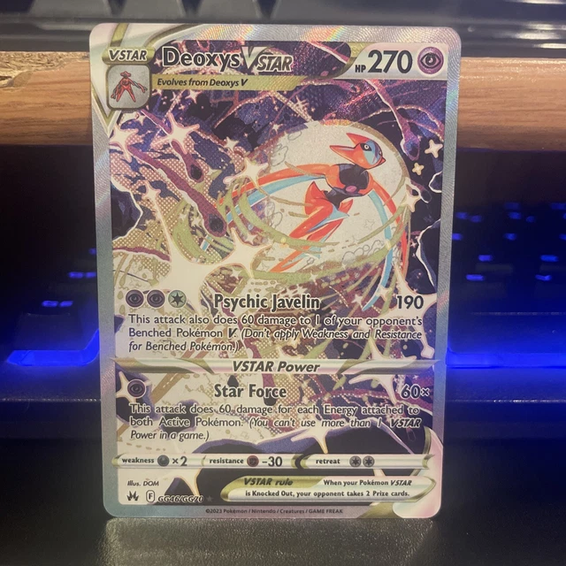 POKÉMON TCG DEOXYS VSTAR Crown Zenith: Galarian Gallery GG46/GG70 Regular Ultra EUR 8,58 ...
