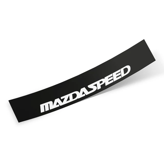 MAZDASPEED FULL MAZDA RX8 RX7 MX5 JDM Sunstrip Banner Windshield Japan ...