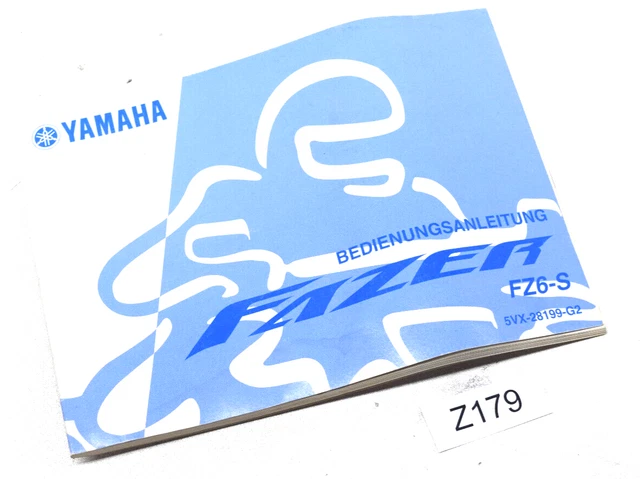 YAMAHA FZ6-S RJ07 5VX 2004-2006 Bedienungsanleitung Deutsch Handbuch 04 ...