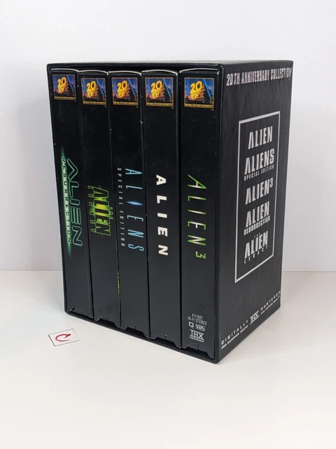 THE ALIEN LEGACY 20th Anniversary Edition VHS Box Set Aliens Legacy ...