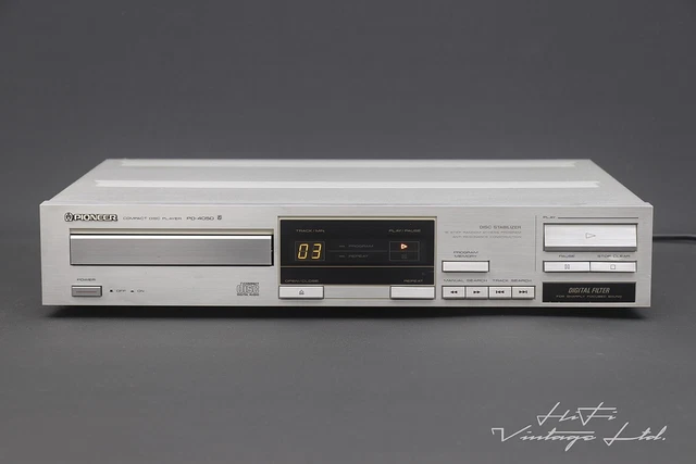 PIONEER PD-4050 STEREO Compact Disc CD Player SIlver HiFi Vintage £220. ...