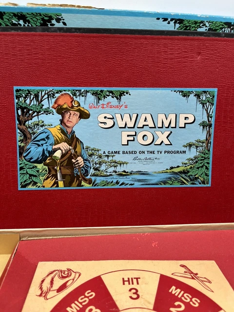 VINTAGE WALT DISNEY'S Swamp Fox Board Game 1960 Parker Brothers (NOT ...