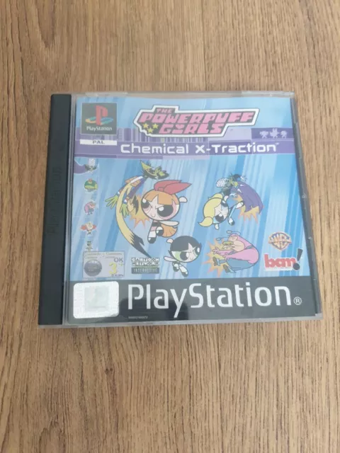 The Powerpuff Girls Chemical X Traction Playstation 1 One Ps1 Ps Psx £