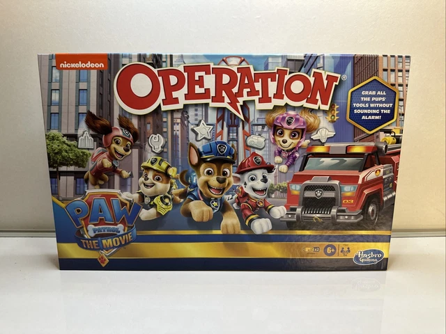 OPERATION GAME PAW Patrol The Movie Edition Board Pup Rescue Kids Toy ...